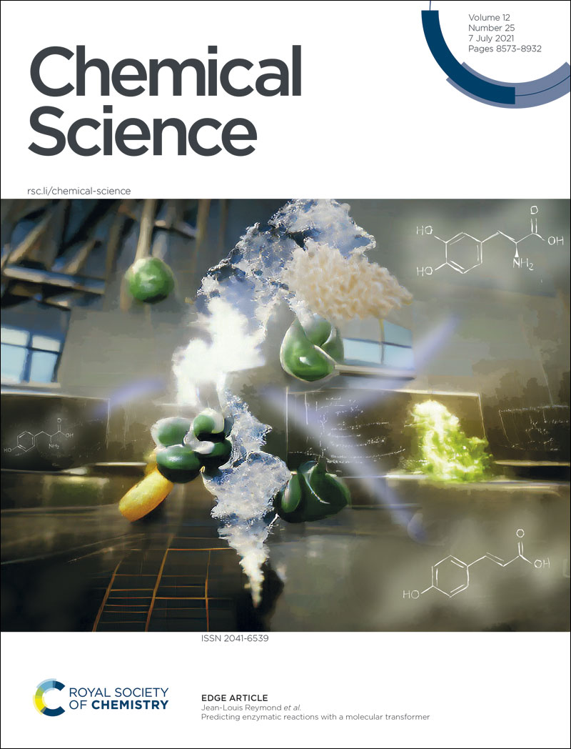 Journal Cover: Predicting enzymatic reactions with a molecular transformer Journal Cover: Predicting enzymatic reactions with a molecular transformer